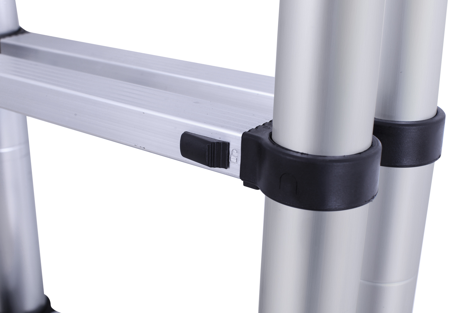 3.8 m aluminum folding extension ladder portable multi-purpose folding ...