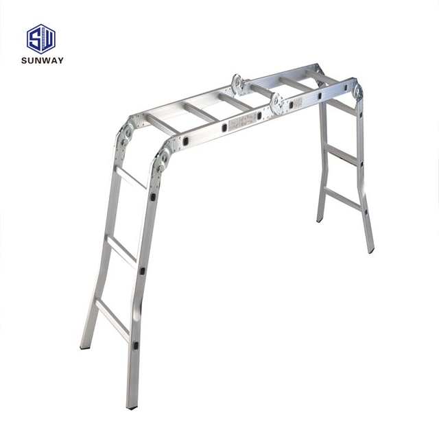 China wide step aluminum multi purpose ladder manufacturers, wide step ...