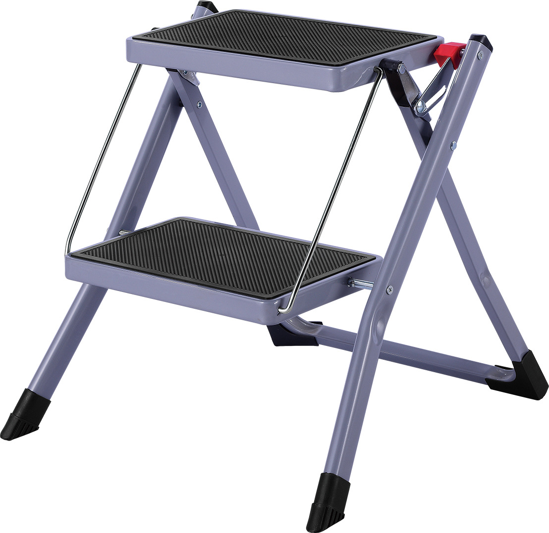 Wide pedal lightweight step stool folding step ladder 2 step stairs ...