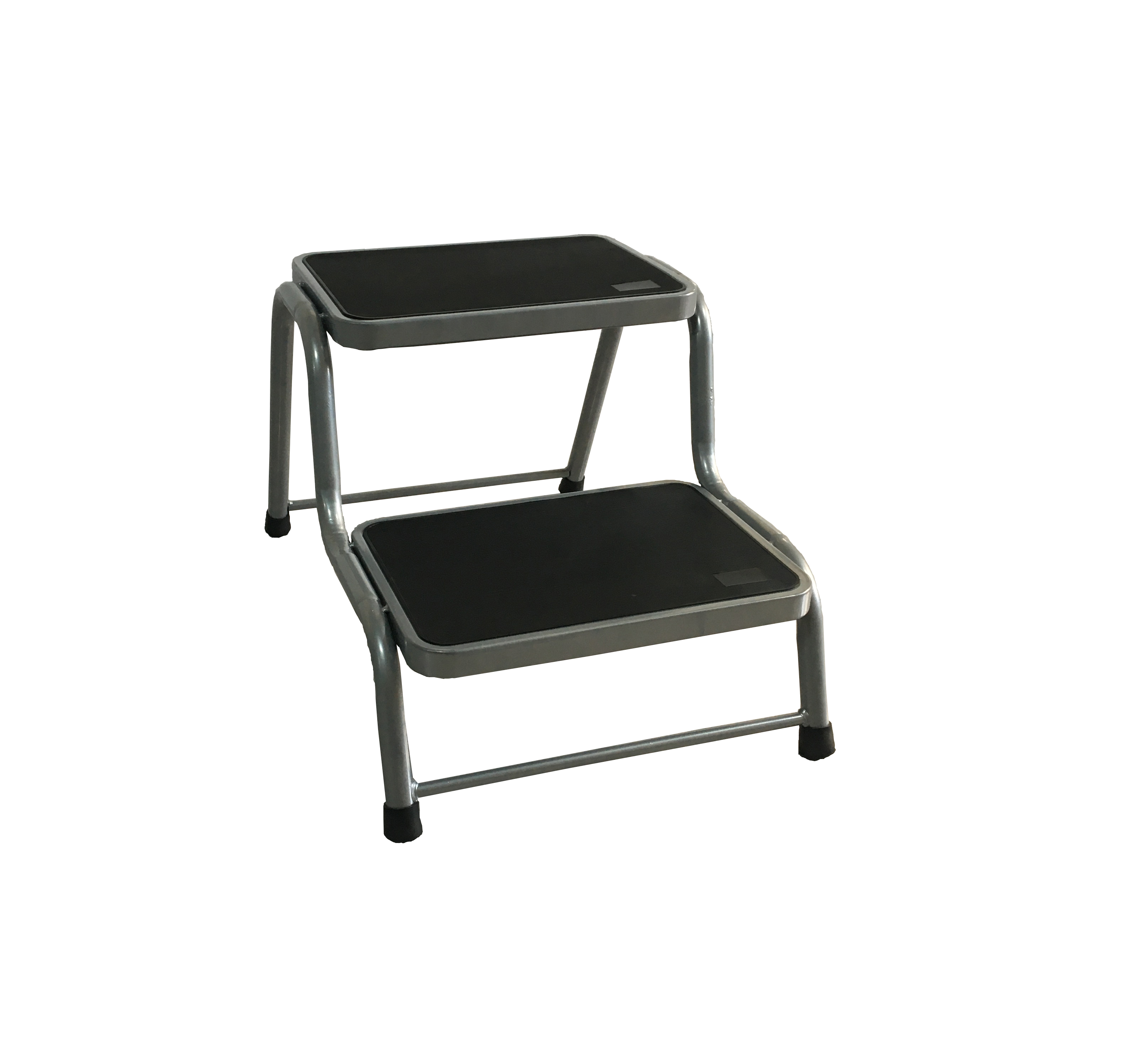 2 step steel stool ladder stair safe platform work stand hop up ...