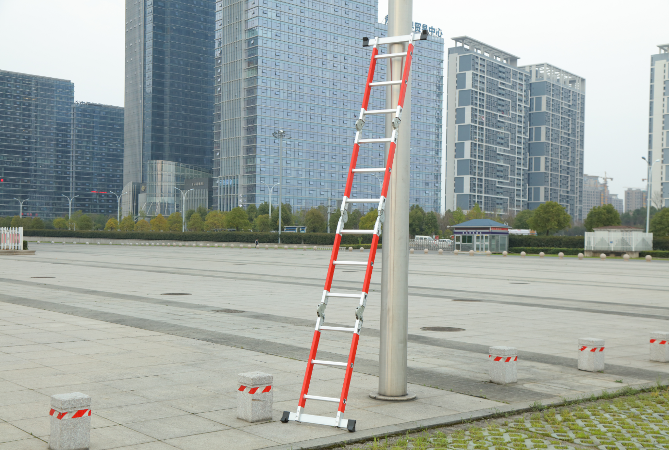 4*3 steps Industry FRP Glass Fibre folding Ladder - Buy frp ladder ...