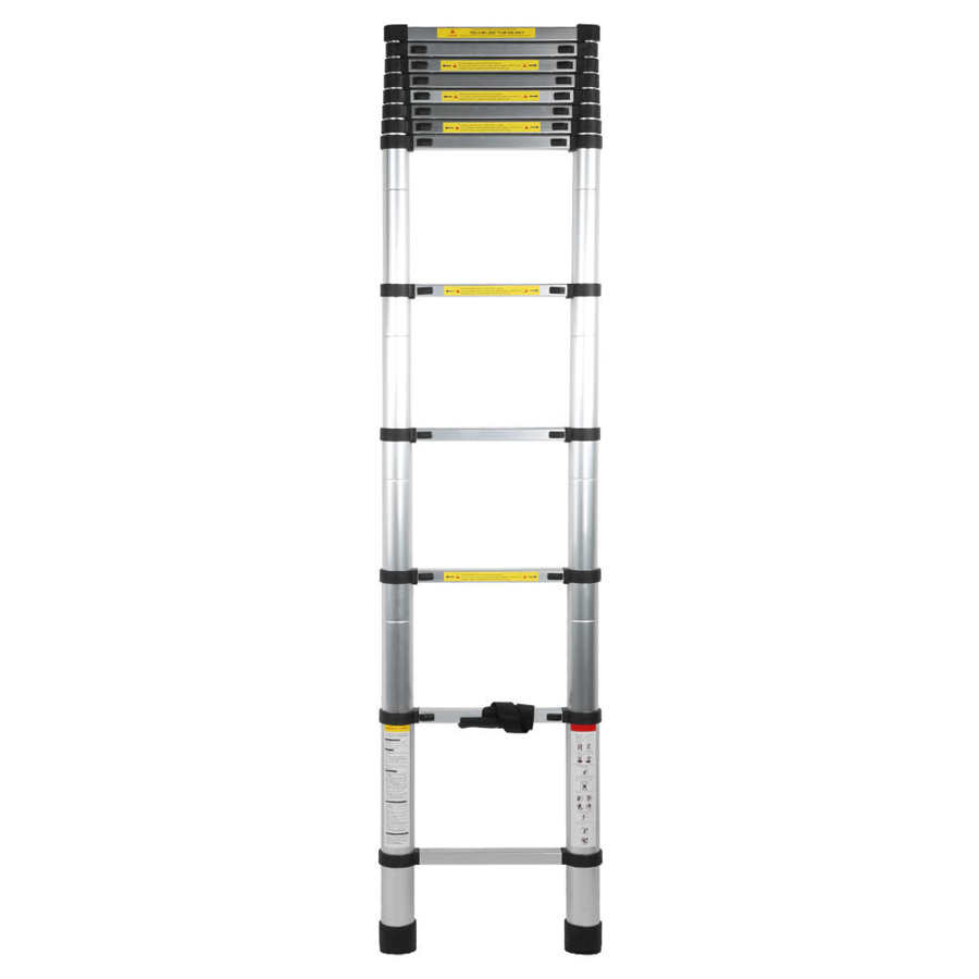 aluminium telescoping ladder extension extend portable ladder 3.8m ... aluminium telescoping ladder extension extend portable ladder 3.8m ...